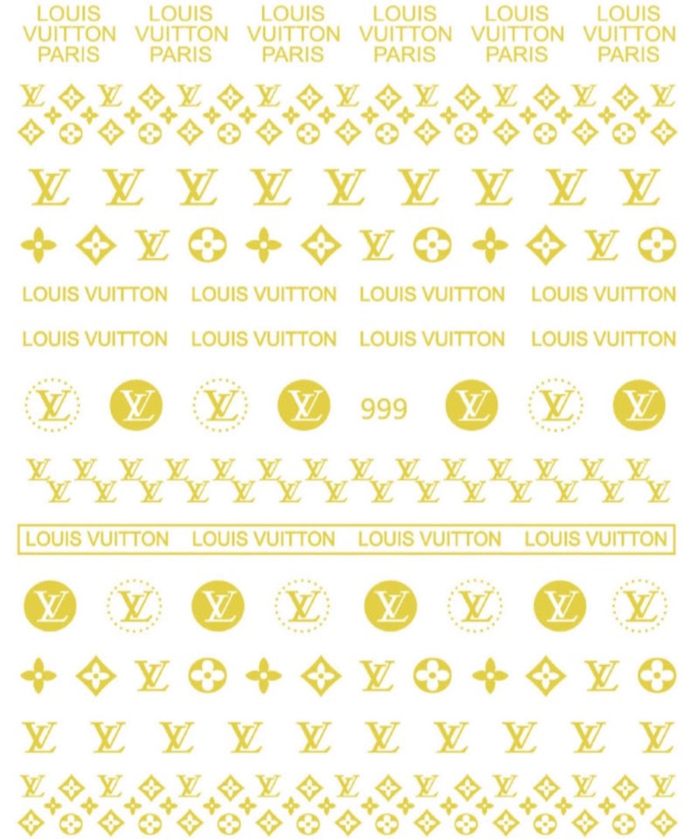 LV / Stickers / Gold - #1