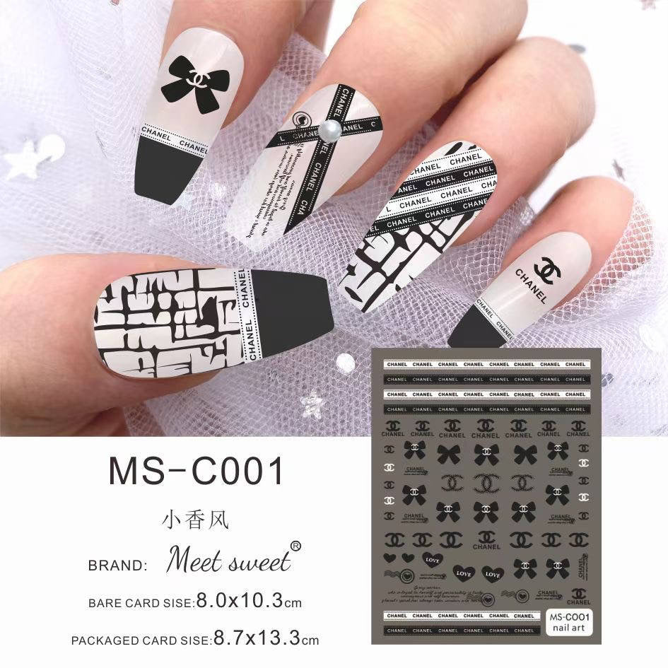Chanel / Stickers / Black - White - #75